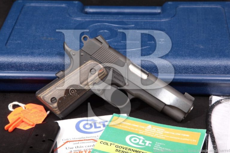 Colt Wiley Clapp Concealed Carry Officer CCO O9840WC .45 ACP Semi-Auto ...