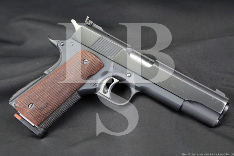 Custom Colt Gold Cup National Match 1911 .45 ACP Semi-Auto Pistol, 1970 ...