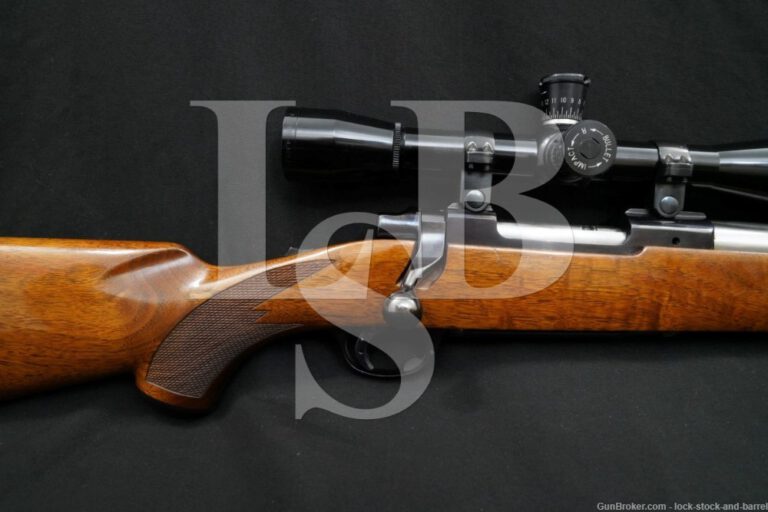 Custom Ruger M77 M-77 M 77 .22 BR Remington Scope Bolt Action Rifle ...