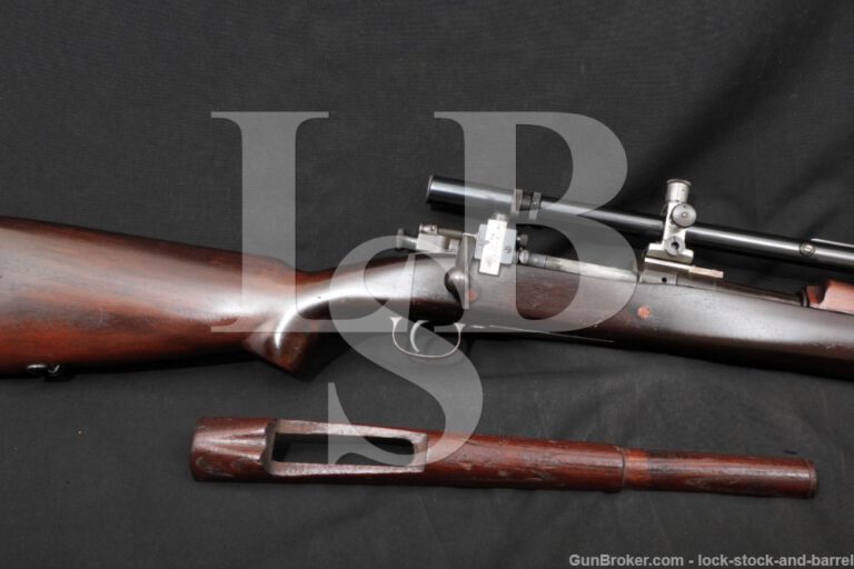 Custom Springfield US Model 1903 .30-06 Bolt Rifle & Unertl Scope, 1907 ...