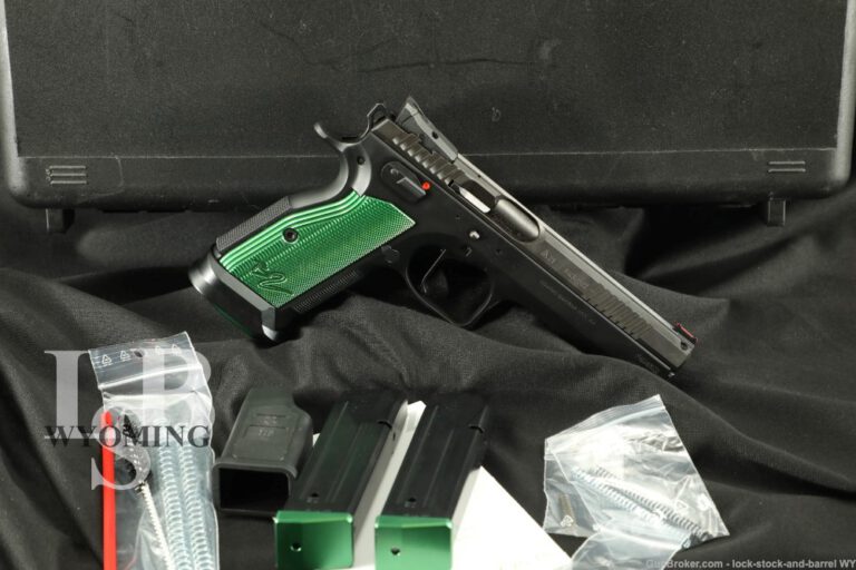 Czech CZ Tactical Sport 2 TS 2 Racing Green 9mm 5” Competition SA ...
