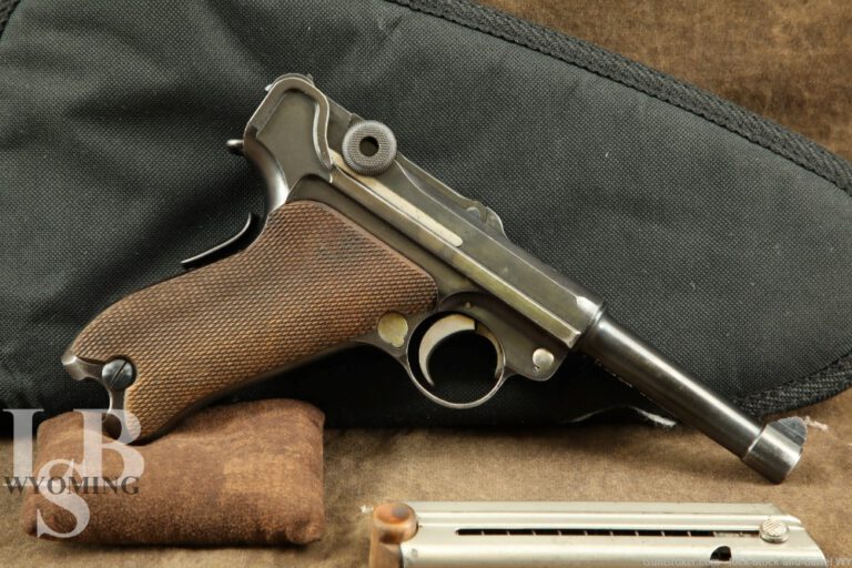 DWM / Vickers Dutch M11 9mm Luger 1906 Pattern Pistol C&R - LSB Auctions