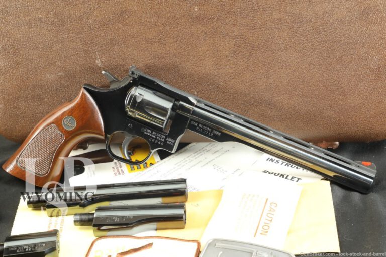 Dan Wesson Model 22V 22LR 6 Shot Revolver with 4 Barrels Full Kit 1979 ...