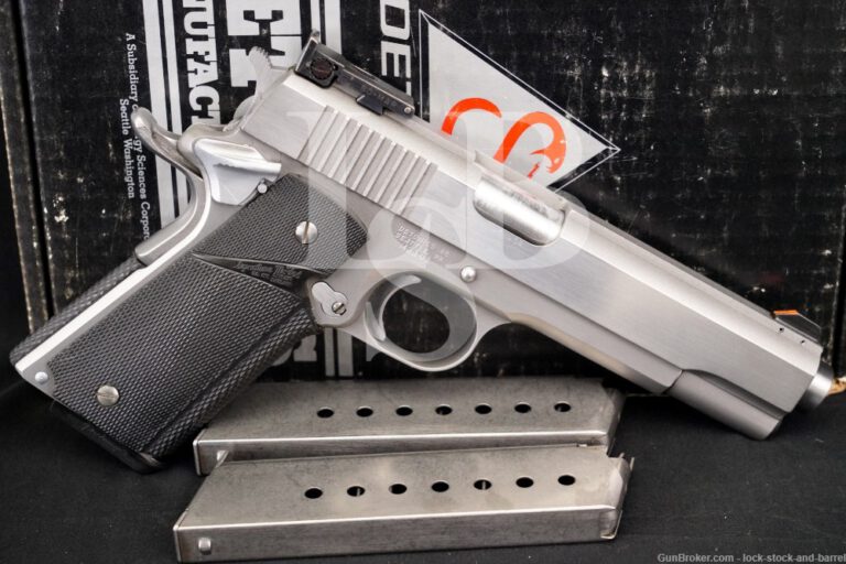 Detonics Seattle Model Scoremaster 45 ACP 5.25″ 1911 Semi-Auto Pistol ...