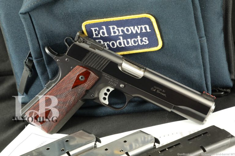 Ed Brown Products Classic Custom .45 ACP 5″ 1911-A1 Semi-Auto Pistol ...