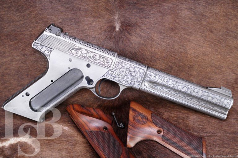 Eddy Mardis Engraved Colt Woodsman Match Target .22 LR Semi-Auto Pistol ...