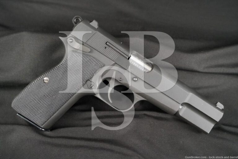 FN Herstal Israeli Marked Hi-Power 9×19 NATO SA Semi-Auto Pistol, MFD ...