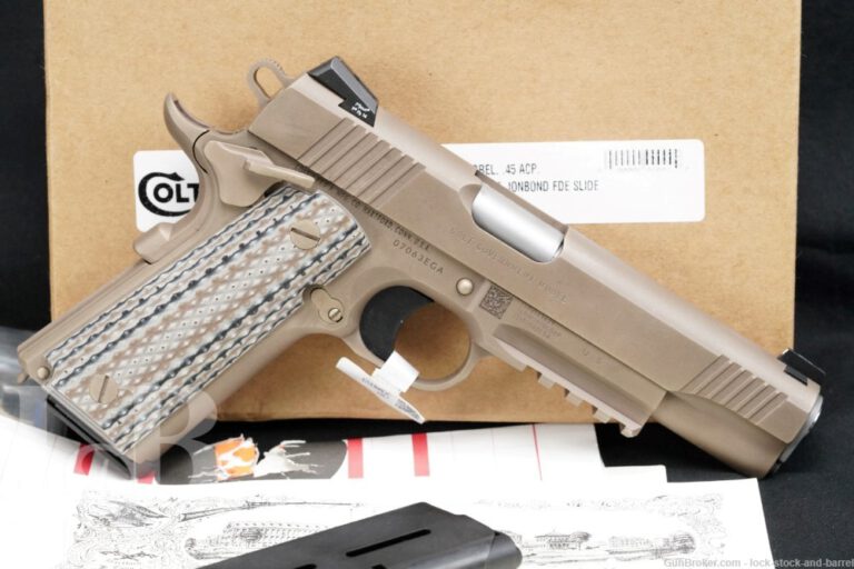 Factory Prototype Colt M45A1 CQBP USMC 1911Close Quarter Battle Pistol ...
