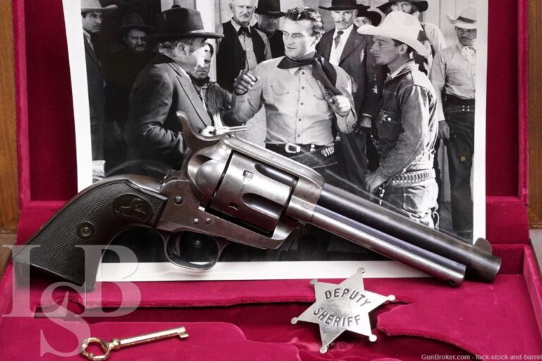 Fox Studios Colt 1st Gen Single action Army SAA .45 Revolver, 1930 C&R ...