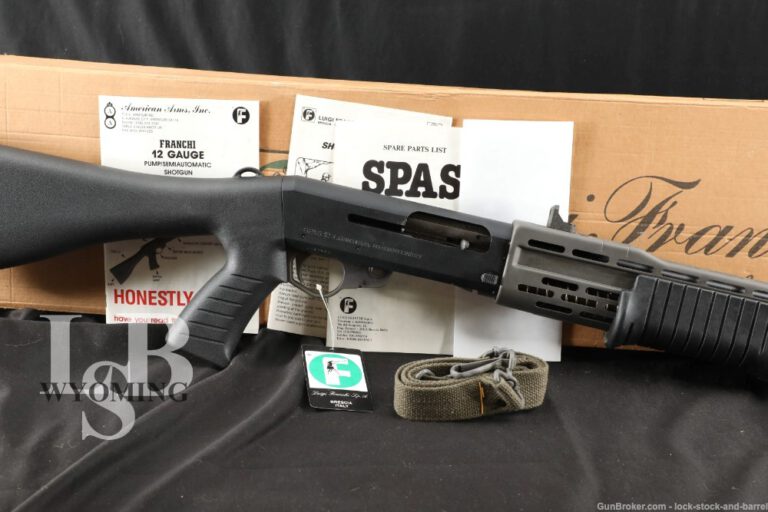 Franchi SPAS-12 Semi Auto/Pump Action Shotgun In 12Ga W/ Box, 1994 NIB ...
