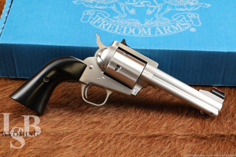 Freedom Arms Model 83 Premier Grade .44 Magnum 4.75″ Single Action ...