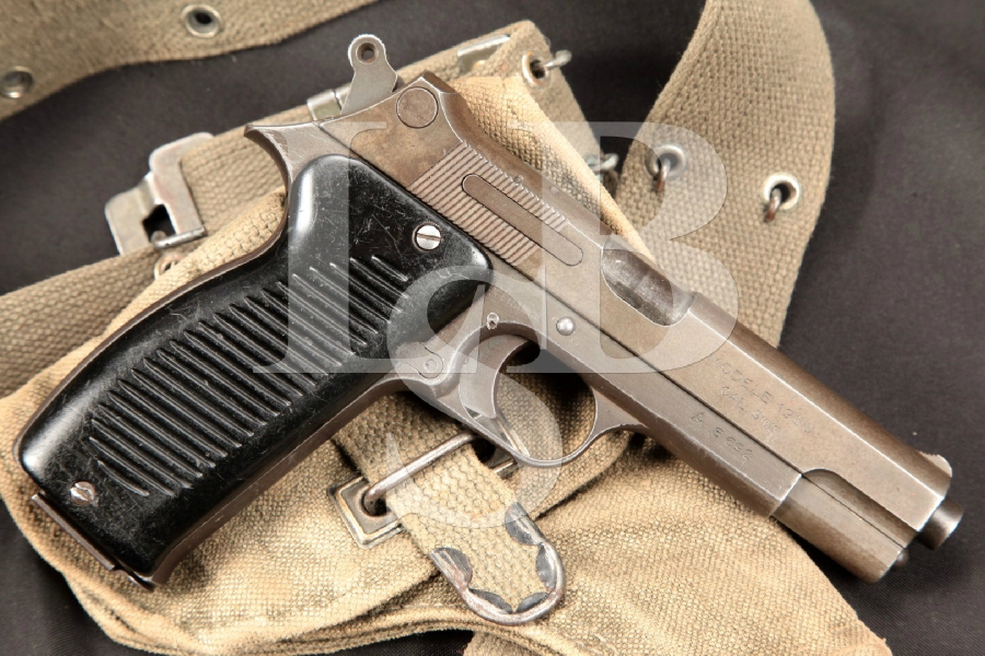 French MAC Modele 1950, Blue 4 ½” SA Semi-Auto Pistol & Holster, MFD ...