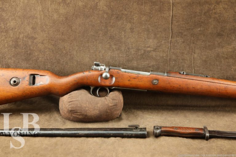 German Kar 98a 8mm Mauser Spandau Bolt Action Rifle C&R 1908 w/Bayonet ...
