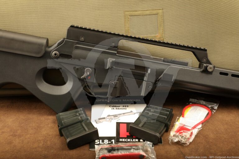 H&K Heckler & Koch SL8-1 .223 5.56 20″ Semi-Auto Rifle, Black G36 MFD ...