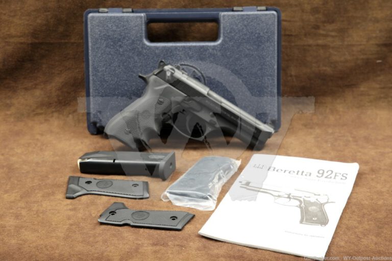 Italian Beretta Model 92 FS 92FS Centurion 9mm Parabellum 4.25” Pistol ...