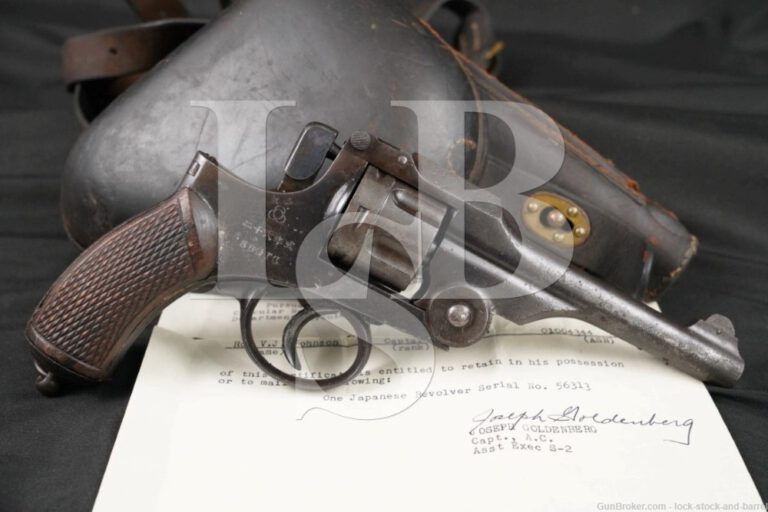 Japanese Tokyo Artillery Arsenal Type 26 9mm DAO Military Revolver C&R ...