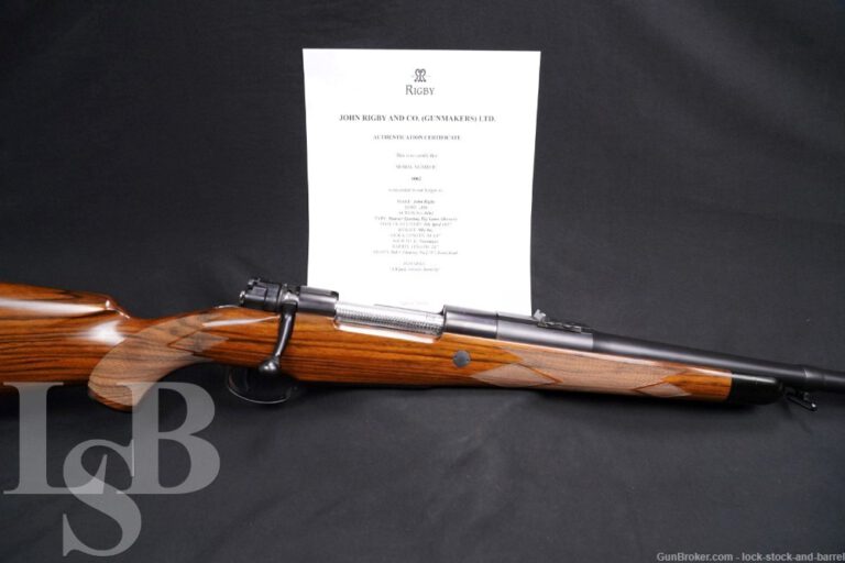 John Rigby & Co Mauser Big Game .416 Rigby 24″ Safari Bolt Action Rifle ...