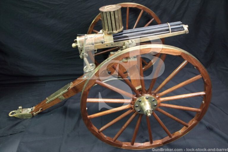 Karl Furr Functional Miniature Colt Model 1874 Gatling Gun .22 Long ...