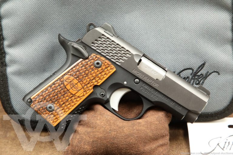 Kimber Custom Shop Micro Raptor .380 ACP 2.75” Pocket Pistol w/ Case ...