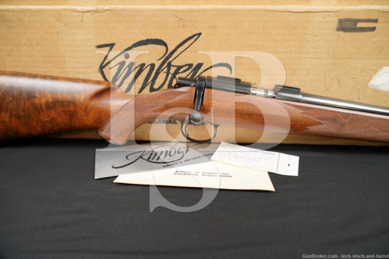 Kimber of Oregon Model 82 Custom Classic Deluxe .22 LR 22″ Bolt Rifle ...