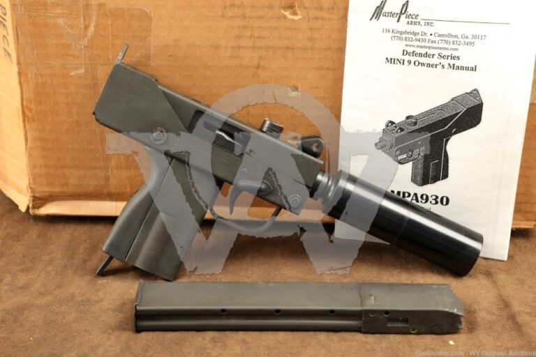 MasterPiece Arms Defender MPA930 9mm Semi-Auto Pistol 3” MAC11 MAC10 ...