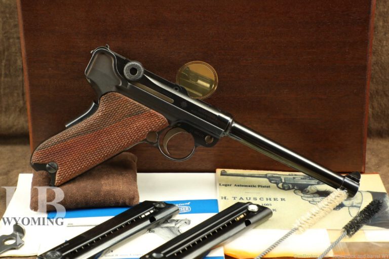 Mauser American Eagle Luger Parabellum 9mm Pistol C&R, Hans Tauscher ...