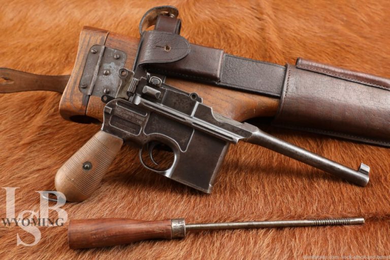 Mauser C96 Model 1930 M30 Broomhandle 7.63mm/30 Semi-Automatic Pistol ...