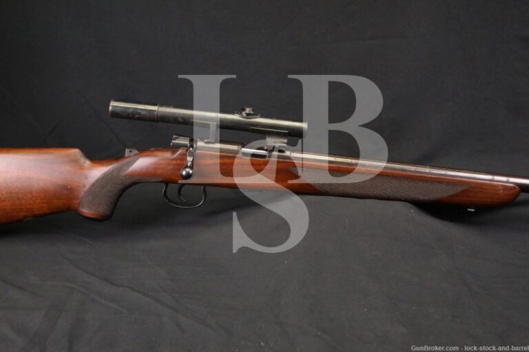 Mauser Ms 350 B Target .22 LR Bolt Rifle & QD Zeiss Zielklein Scope, C ...