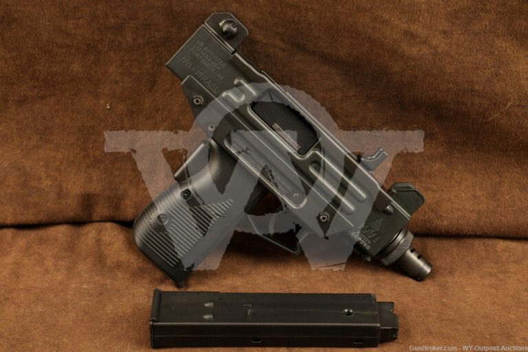 Micro Uzi Carl Walther IWI .22LR Uzi Pistol Semi Auto Pistol Israeli w ...