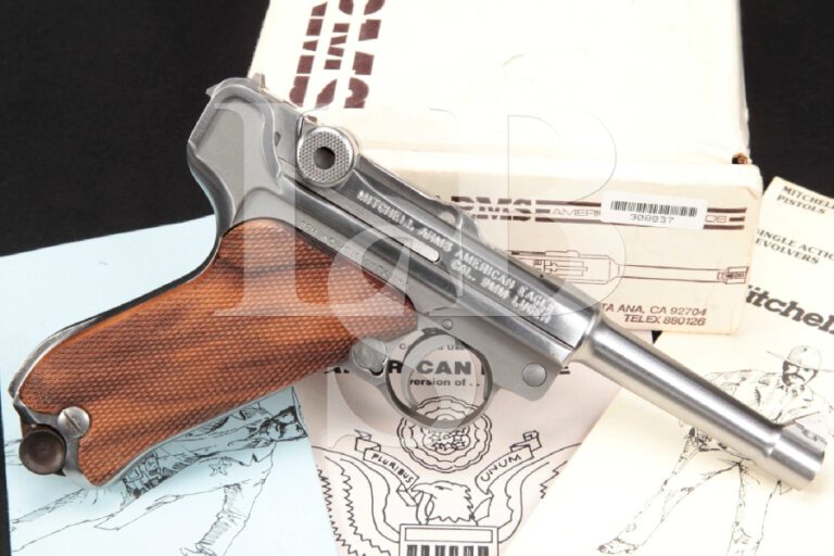 Mitchell Arms Model American Eagle Luger, Stainless Steel 4” Semi ...