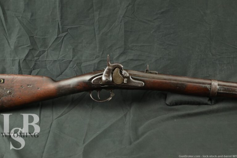 Model 1855 Harpers Ferry Percussion Rifle In .58 Cal Antique - LSB Auctions