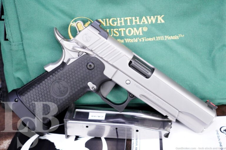 Nighthawk Custom Trooper 9mm 5″ 2011 Semi-Automatic Pistol 2021 CA PPT ...