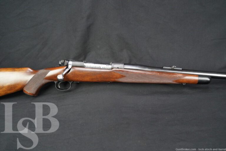 Pre-64 Winchester Model 70 Super Grade .375 H&H Magnum Bolt Rifle, C&R ...