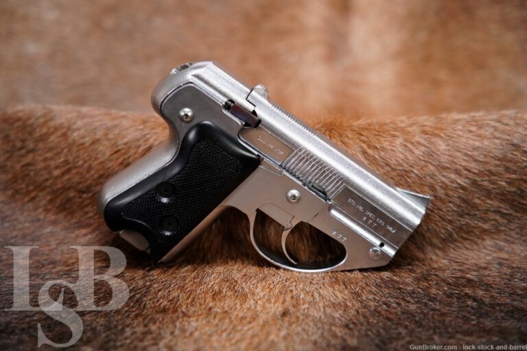 RARE Chrome Semmerling Corp LM-4 LM4 .45 ACP Derringer Pistol, 1979 ...