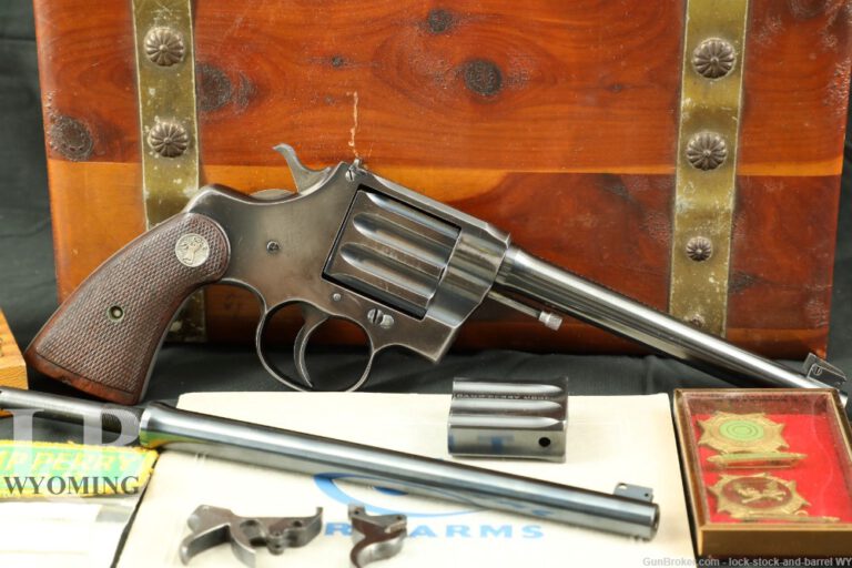 RARE Colt Camp Perry Model 8” And 10” .22 LR Single Shot Target Pistol ...