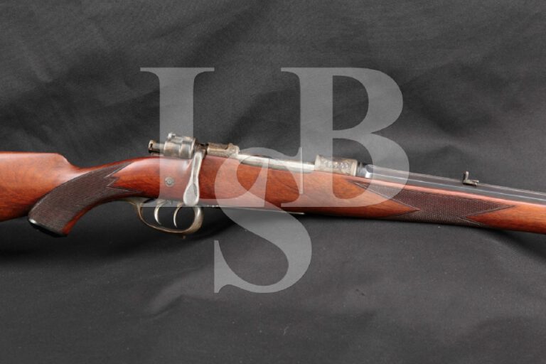 RARE Emil Von Nordheim German Mauser, Horn Adornments, Engraved, Half ...