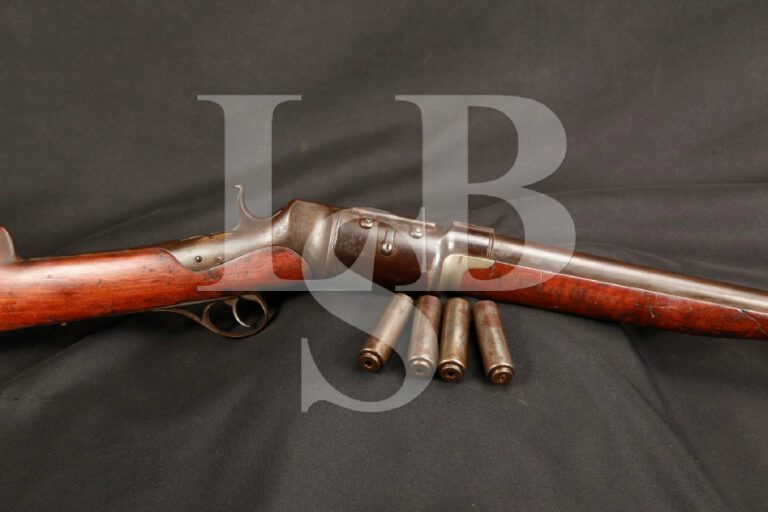 RARE Roper Repeating Rifle Company Revolving Shotgun & 4 Shell Cases ...