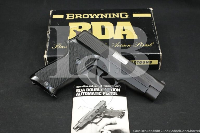 Rare! Browning Sig Sauer Model BDA .38 Super 4.4″ Semi-Auto Pistol MFD ...