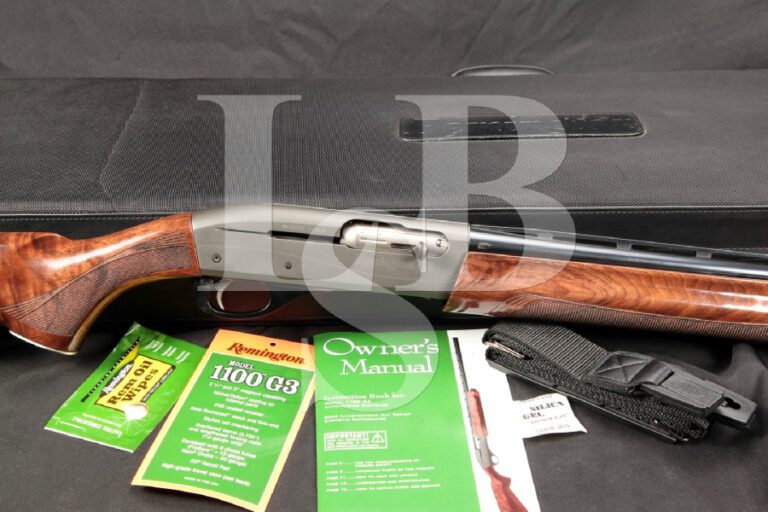 Rare Remington Model 1100 G3, Engraved PVD Coated Receiver, Blue 26 ...