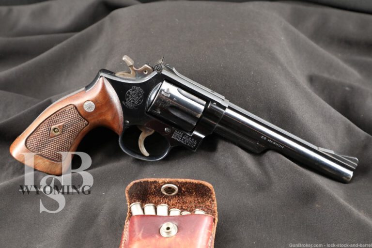 Rare Smith & Wesson S&W Model 53 .22 Rem Jet 6″ Revolver 22 JET C&R ...