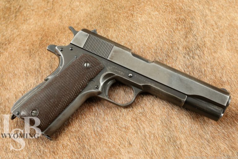 Remington Rand Model 1911-A1 .45 ACP 5″ Semi-Auto Pistol C&R 1945 - LSB ...