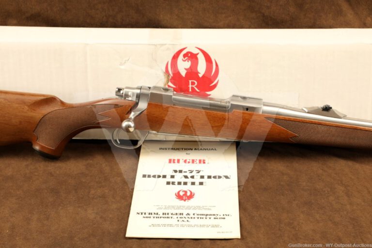 Ruger M77 Hawkeye RSI International .275 Rigby Bolt Action Hunting ...