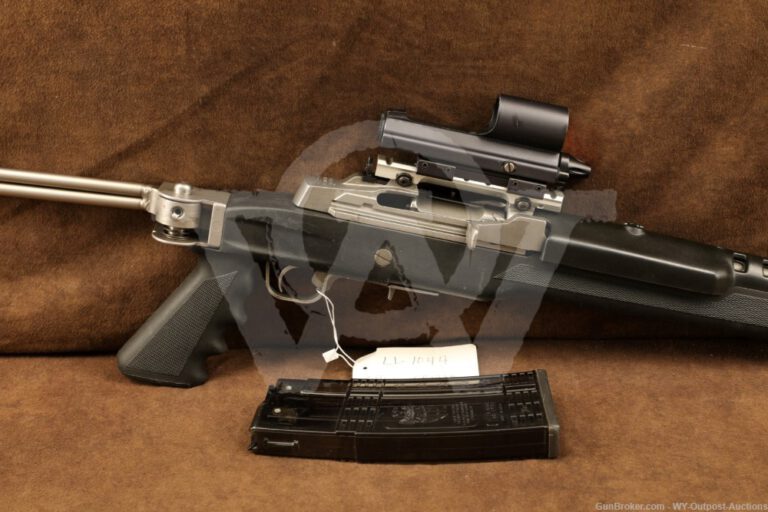 Ruger Mini-14 Ranch Rifle .223 18.5” Semi-Auto Rifle w Folding Stock ...