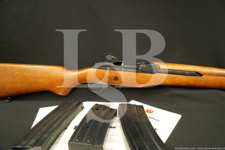 Ruger Mini-14 .223/.222 Remington Wood Handguard Semi-Auto Rifle, MFD ...