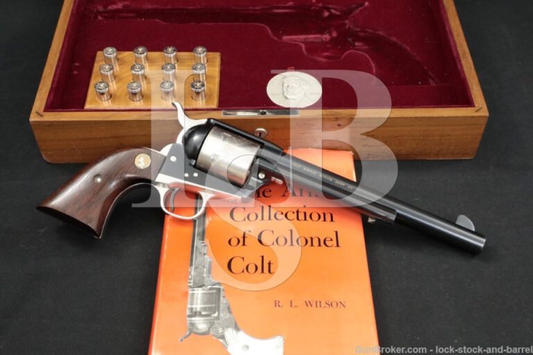 Sam Colt Sesquicentennial Single Action Army SAA .45 Revolver, MFD 1964 ...