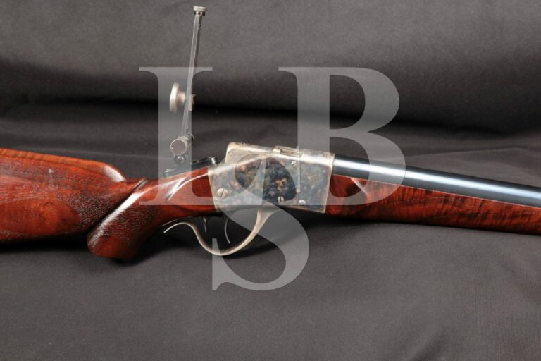 Sharps-Borchardt Model 1878 Sporting Blue & Case 32” Falling Block ...