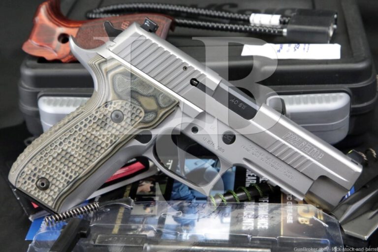 Sig Sauer P226 Elite Stainless .40 S&W 4.4″ DA/SA Semi-Auto Pistol, NO ...