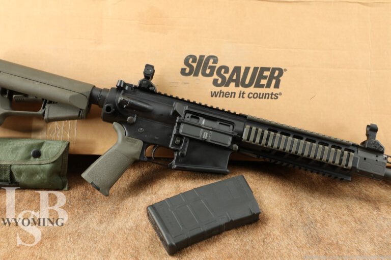 Sig Sauer SIG716 7.62 NATO Semi-Auto Short-Stroke Rifle 16” & Factory ...