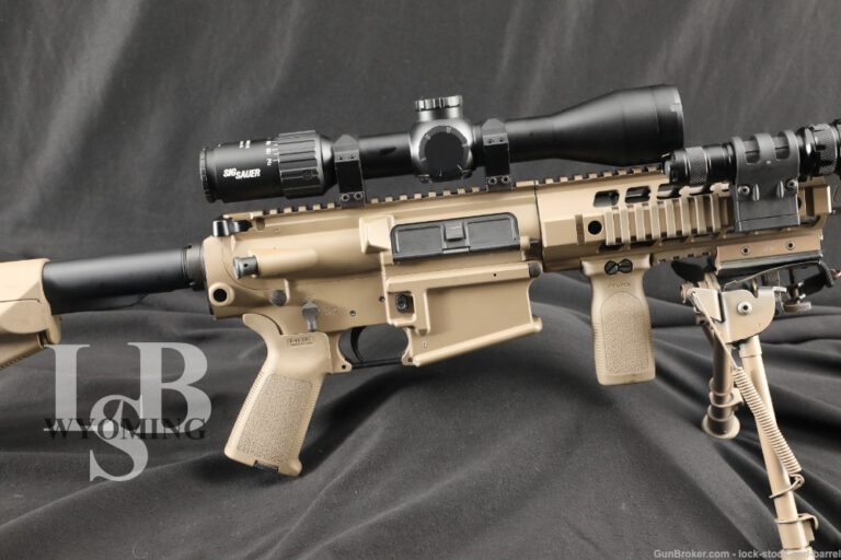 Sig Sauer SIG716, 7.62X51, Semi Automatic DMR w/ Bipod, Flashlight ...