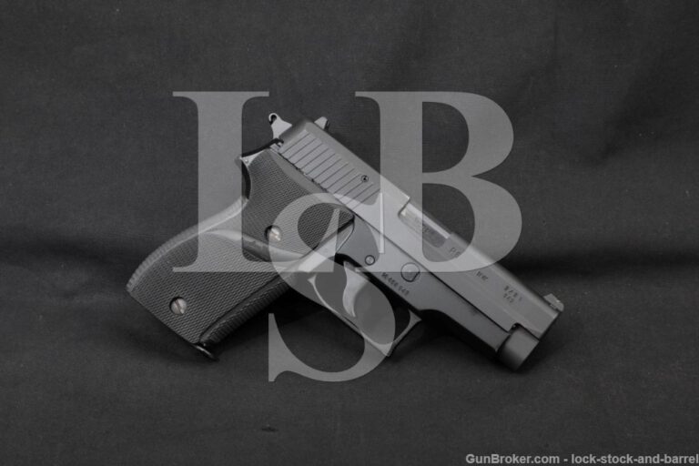 Sig Sauer West Germany Police Model P6 9mm 3.75″ Semi-Auto Pistol 1981 ...